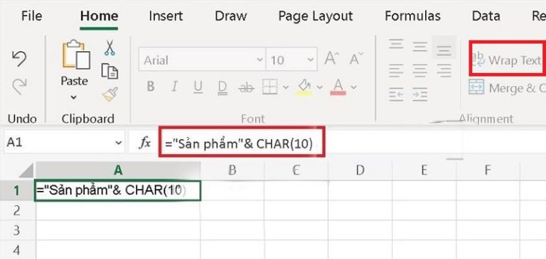 8 Cách xuống dòng trong Excel cực nhanh, thành công 100%