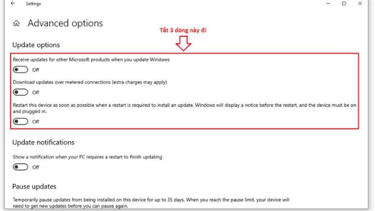 6 Cách tắt Window Update 10 vĩnh viễn nhanh chóng