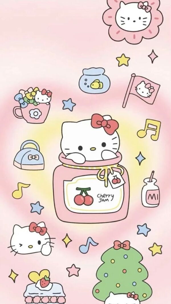 200+ Hình nền hello kitty màu hồng đẹp, cute, hình cực nét, nhìn là mê