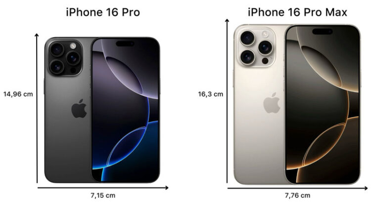 So sánh iPhone 16 Pro vs iPhone 16 Pro Max: chọn bản nào hợp lý 2025