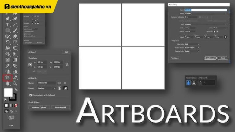 Artboard là gì? Cách tạo artboard trong Photoshop siêu dễ 2025