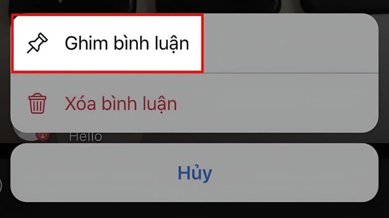 Hướng dẫn cách ghim comment trên Facebook cá nhân, Fanpage và Livestream