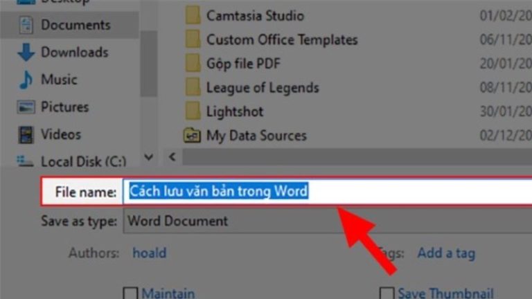 Chia sẻ 4 cách lưu file Word nhanh chóng, đơn giản nhất