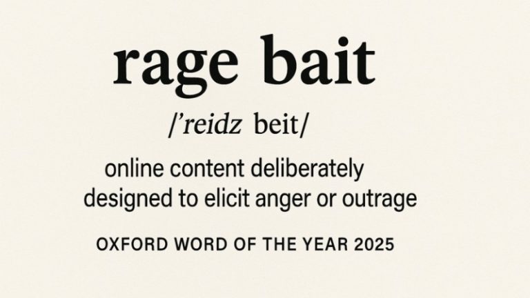 Rage bait là gì? Vì sao Oxford chọn đây là từ của năm 2025?