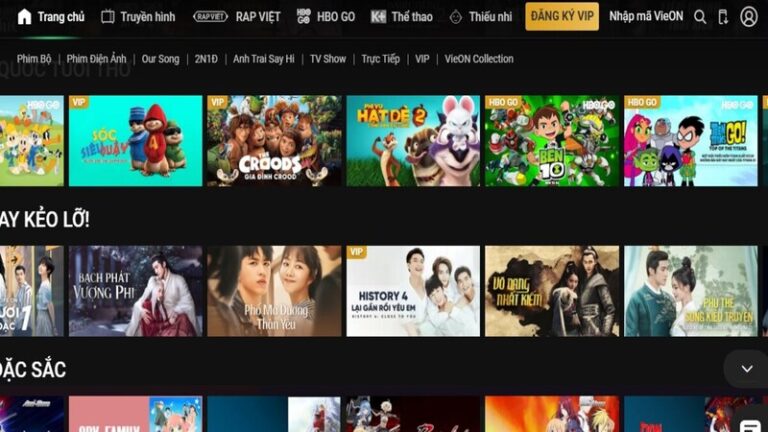 Top 11 web xem phim Online miễn phí phổ biến, chất lượng cao