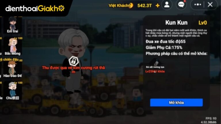 Cách lấy Kun Kun trong Câu Cá Vạn Cân chi tiết từ A–Z