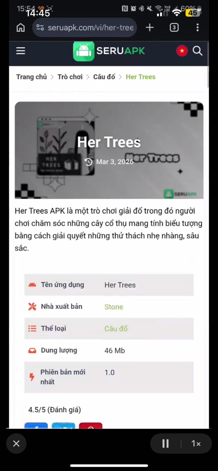 Cách tải game Her Trees trên điện thoại iPhone, Android miễn phí